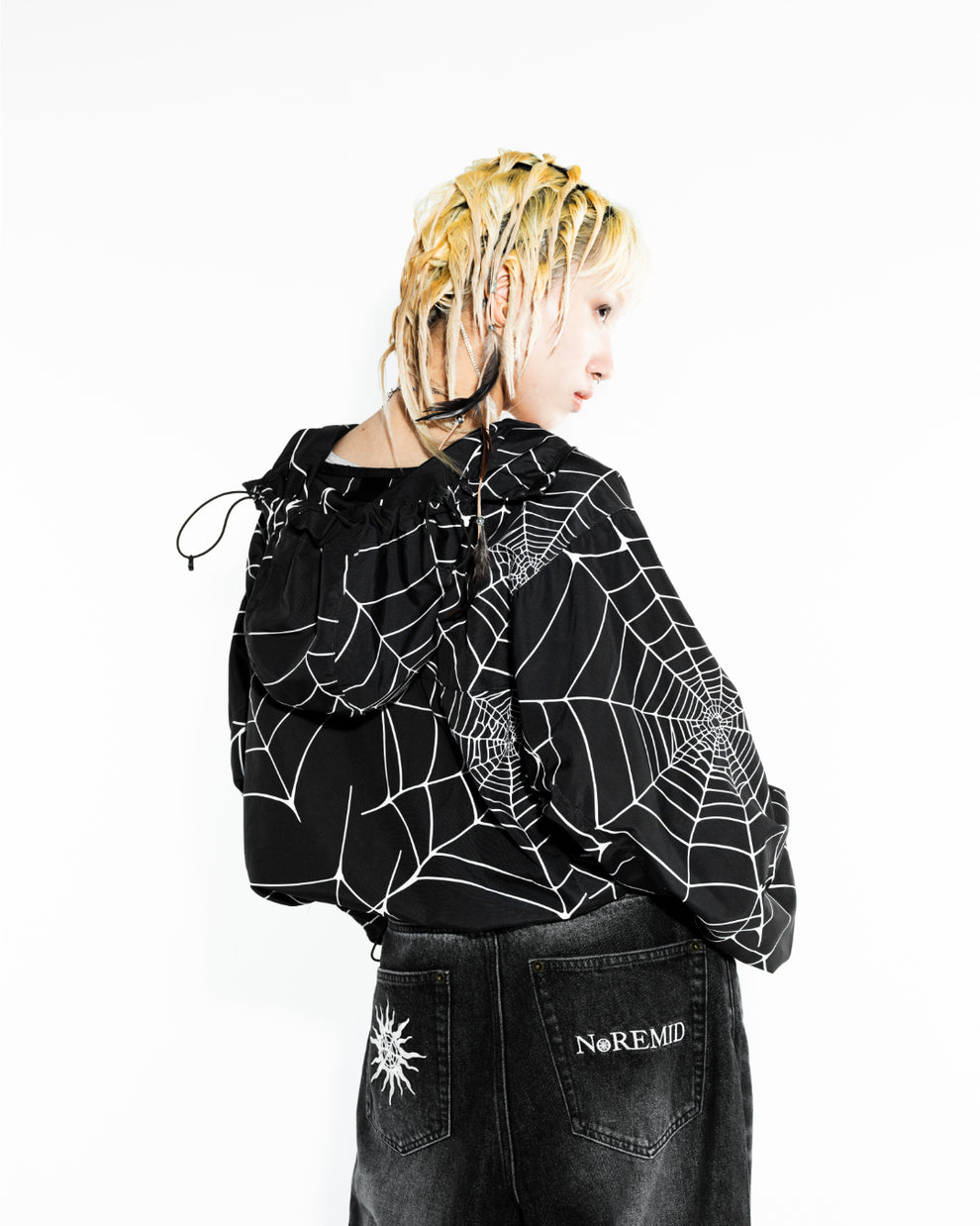 SPIDER JACKET – BLACK – NOREMID